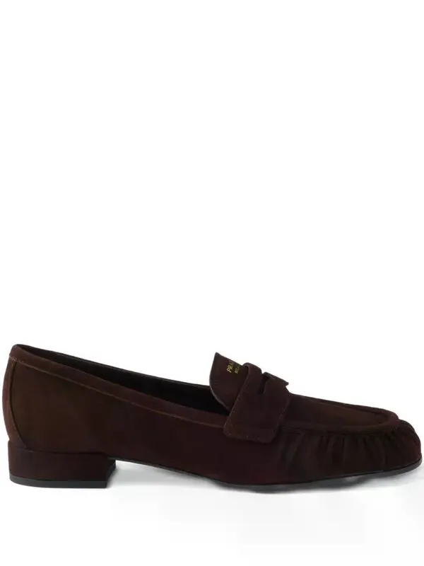 Prada Suede Loafers