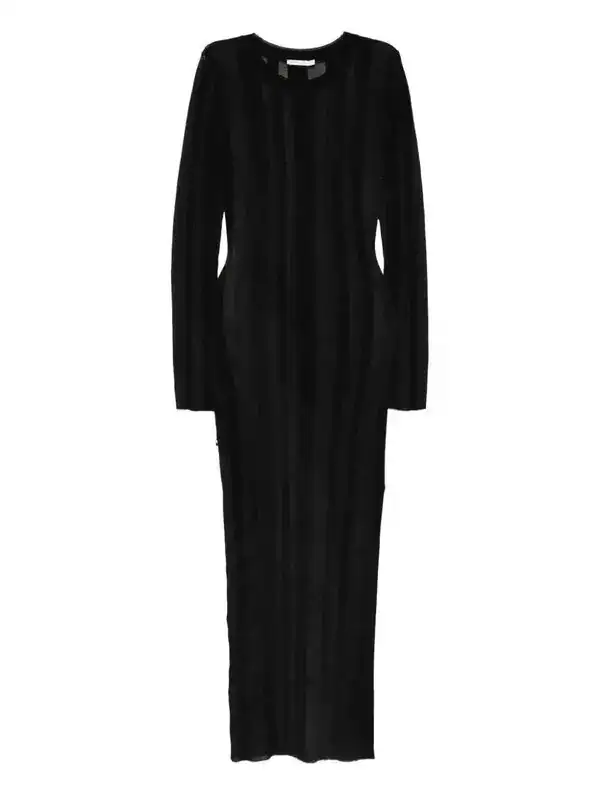 Ribbed Knit Midi Dress