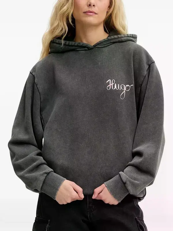 Hugo Boss Logo-embroidered Hoodie