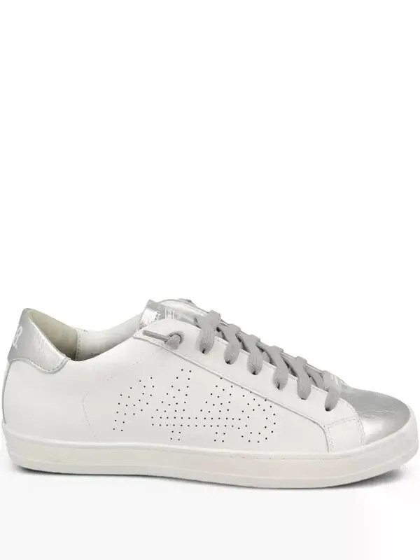 P448 John Perforated Leather Sneakers - White