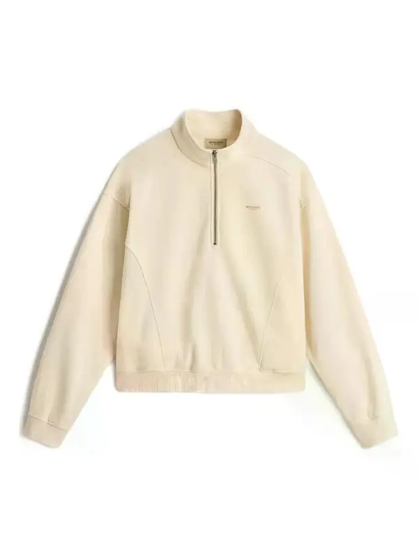 Woolrich Zip-up Sweatshirt - Neutrals
