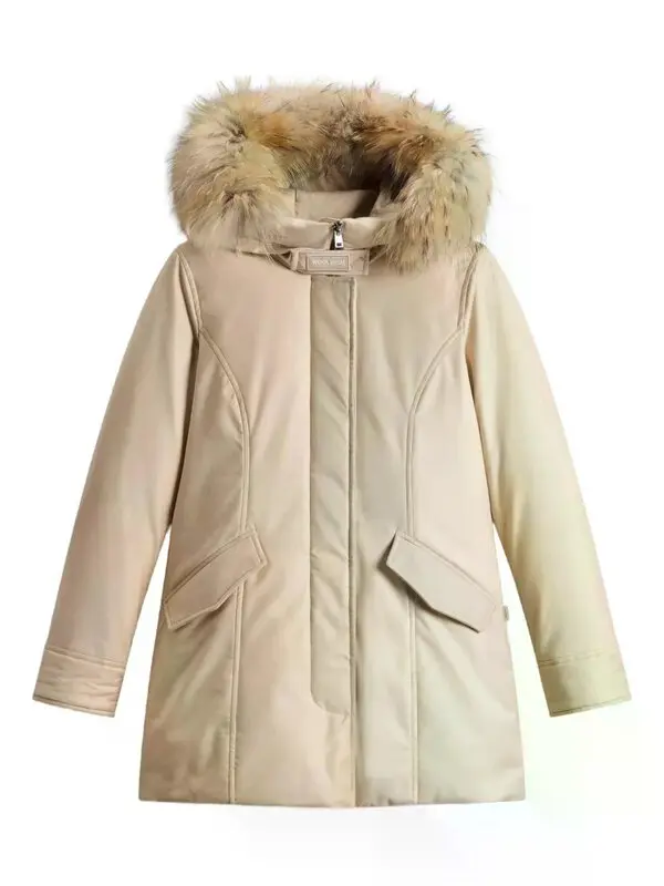 Woolrich Fur-trimmed Hooded Parka - Neutrals
