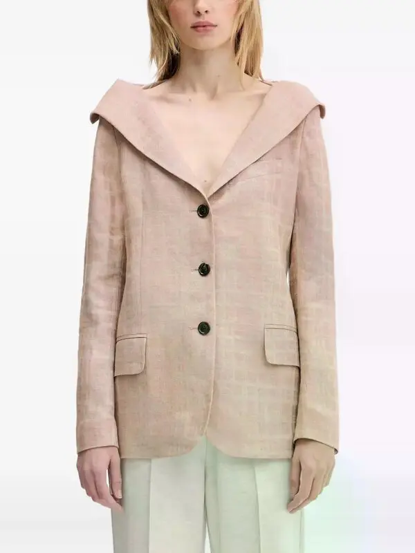 Our Legacy Dropped-shoulder Checked Blazer