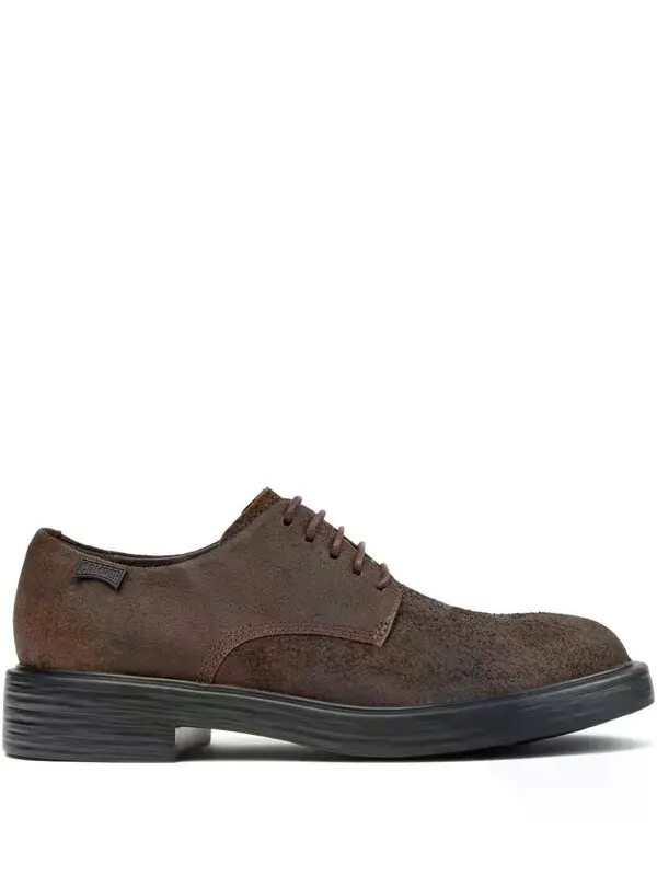 Camper Dean Lace-up Leather Shoes - Brown
