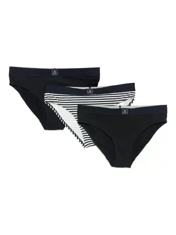 Marc O'polo Logo-waistband Briefs - Blue