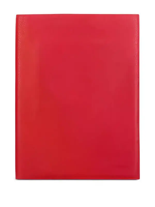 Longchamp Leather Notepad Cover - Red