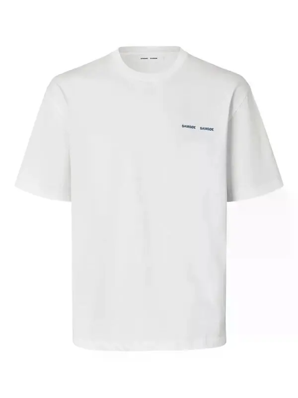SAMSOE SAMSOE Saflorian Graphic-print Cotton T-shirt