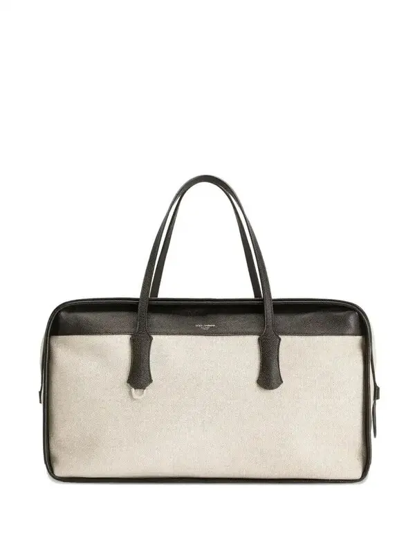 Dolce & Gabbana Atene Tote - 8s469 Ivory/black