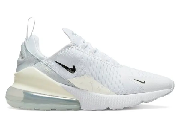 Nike Air Max 270 Mini Swoosh Print - White/pure Platinum/sail