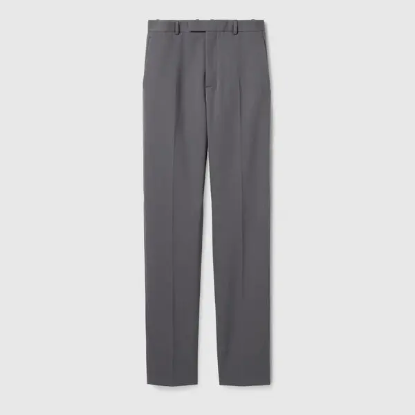 Gucci Heavy Wool Satin Pant