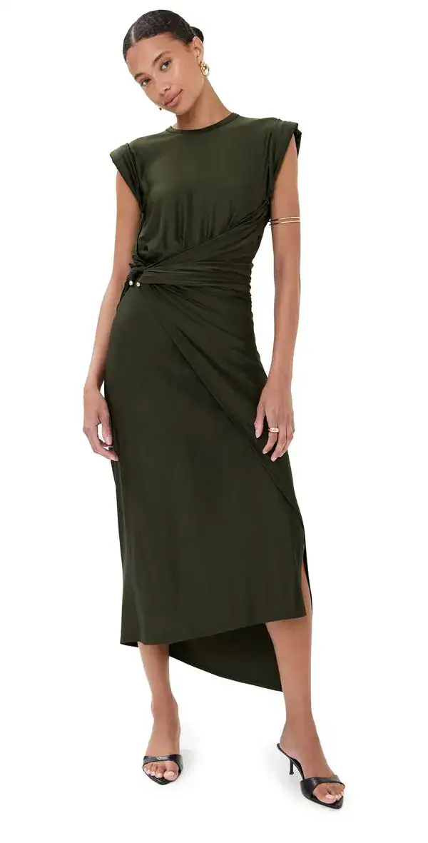 knitting summer long dress WAVE KNIT SUMMER DRESS main image 1