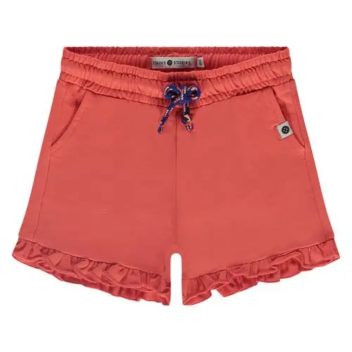 STAINS AND STORIES BY BABYFACE Ruffled Hem Shorts