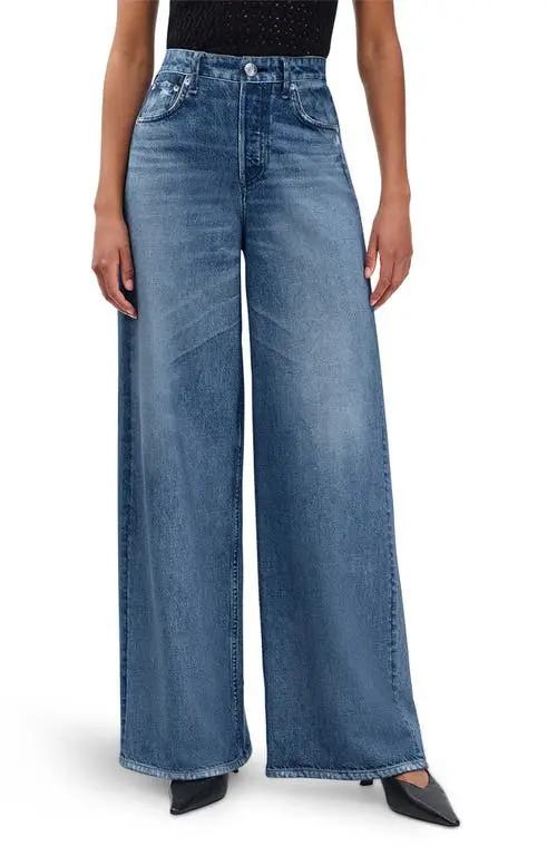Rag & Bone Miramar Sofie High-waist Wide-leg Terry Sweatpants - Venice