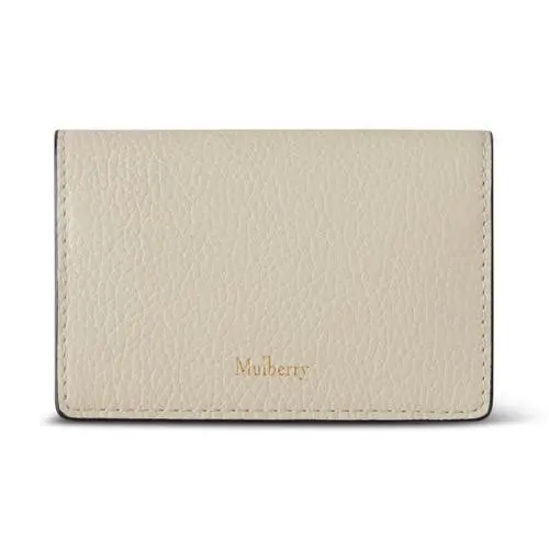 Mulberry Continental Card Case - Chalk
