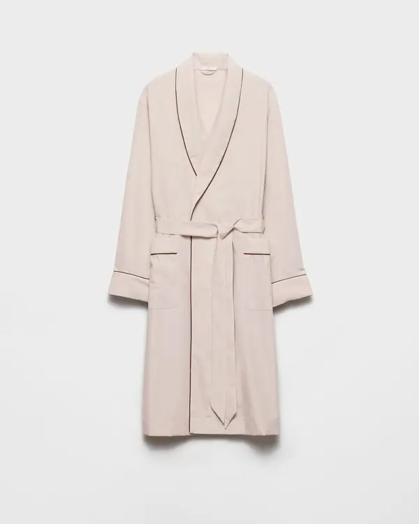 Prada Cotton Blend Robe Coat