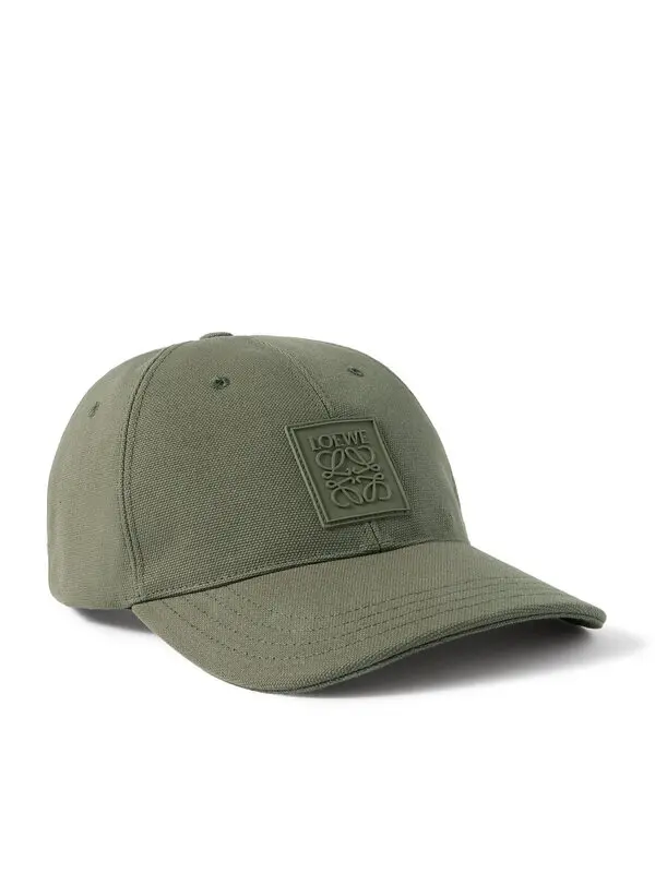 Loewe Cotton-canvas Baseball Cap - Green