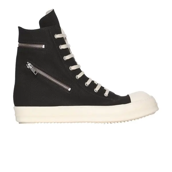 Rick Owens Cargo High Sneakers - Black