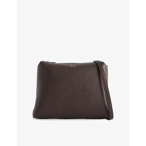 Khaite Lina Leather Cross-body Bag - Espresso