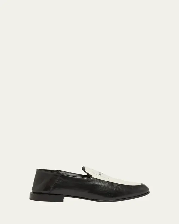Givenchy Leather And Canvas Loafers