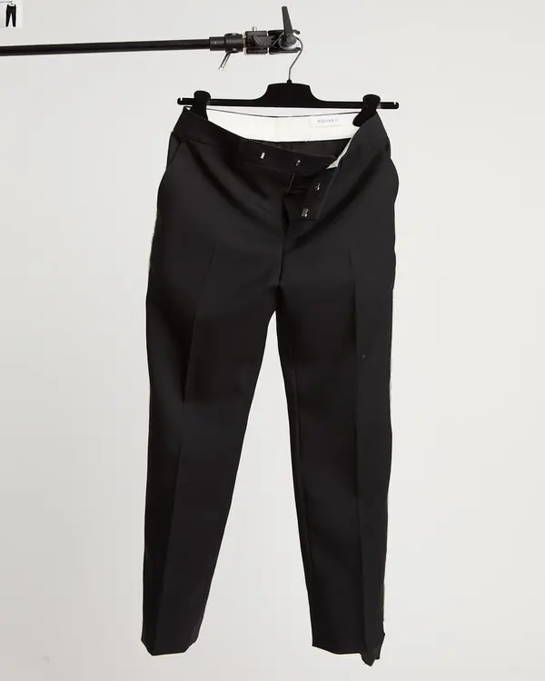 Alexander McQueen Raw Edge Tuxedo Trousers