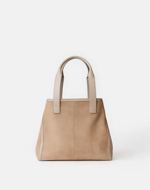 Lafayette 148 New York Small Suede And Leather L Tote