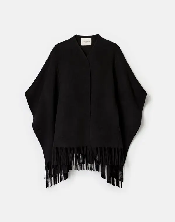 Lafayette 148 New York Wool Cashmere Convertible Cape