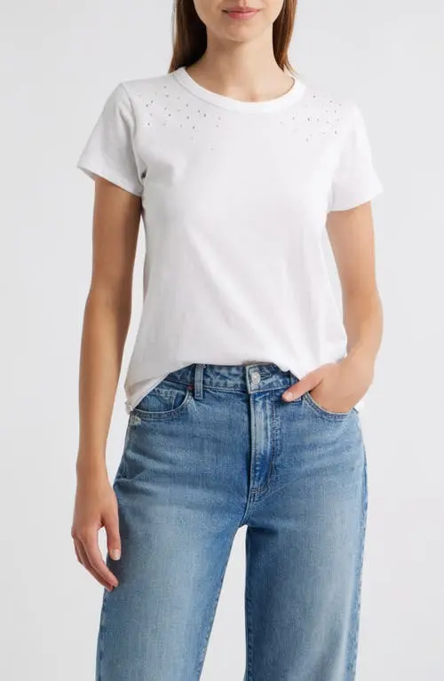 Rag & Bone Studded Cotton T-shirt