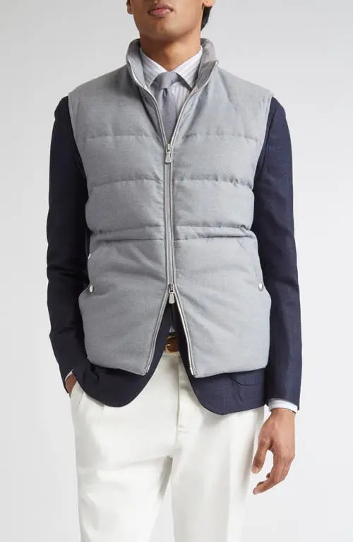 Eleventy Wool Down Puffer Vest