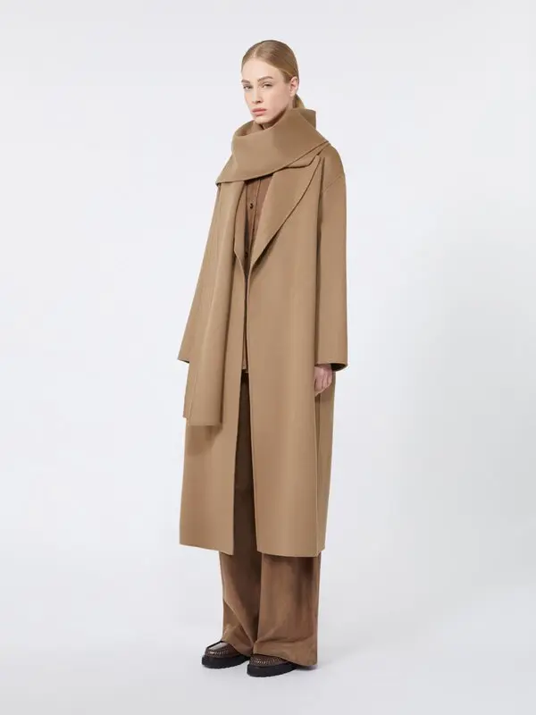 Max Mara Suede Wide-leg Trousers