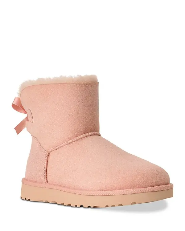 UGG Mini Bailey Bow Ii Boots - Beige Blush