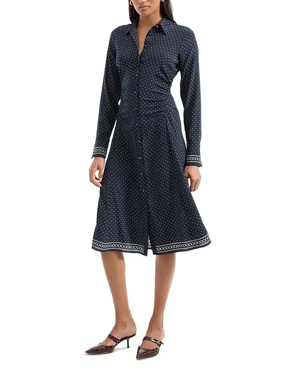 Veronica Beard Lex Shirt Dress - Navy Multi