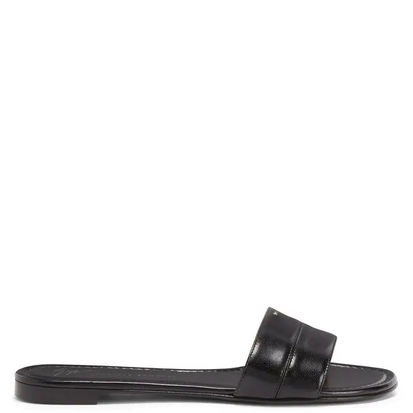GIUSEPPE ZANOTTI Leather Flat Sandals