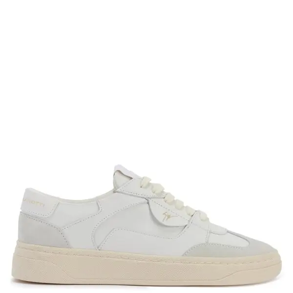 GIUSEPPE ZANOTTI Low-top Lace-up Sneakers - White