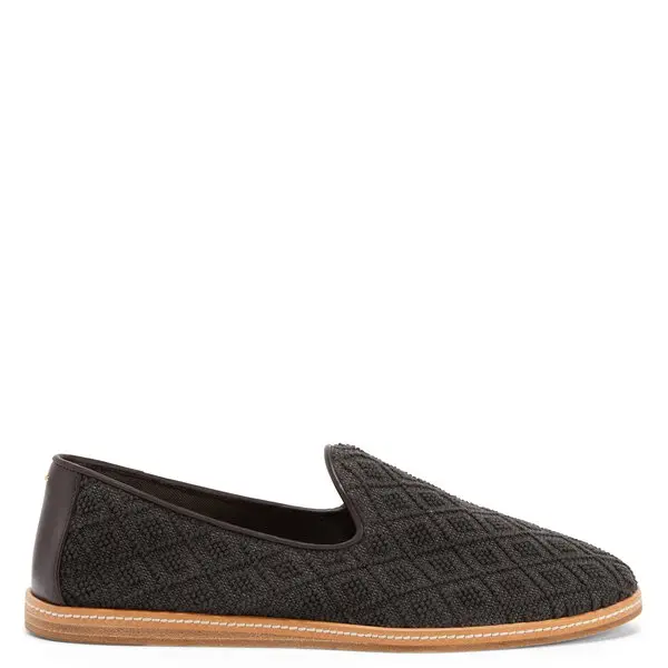 GIUSEPPE ZANOTTI Pierrick Leather-trimmed Loafers - Grey