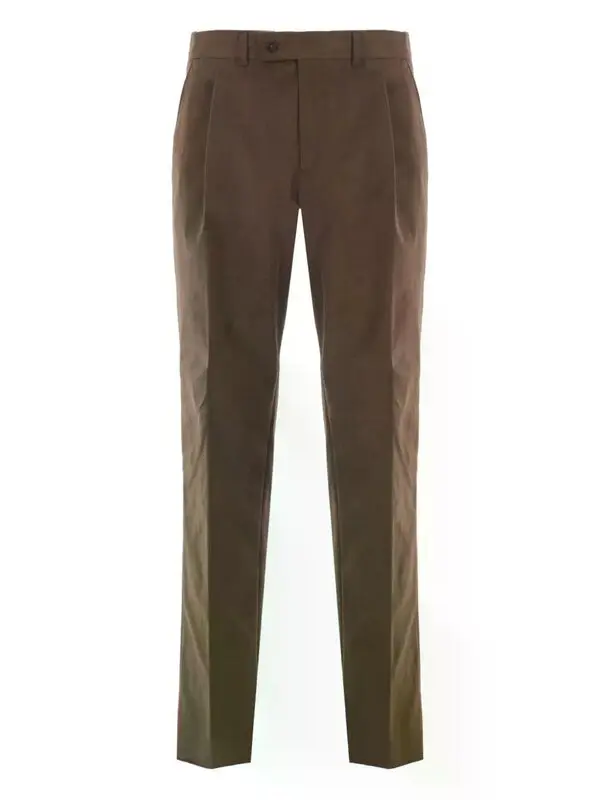 Caruso Pleated Corduroy Trousers