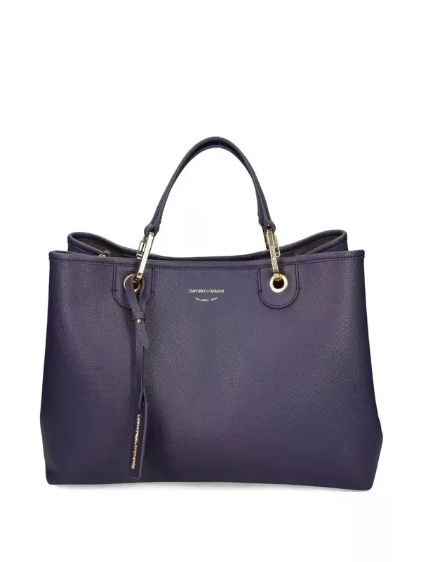 Emporio Armani Double-handle Tote Bag - Blue