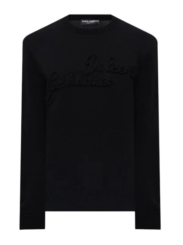 Dolce & Gabbana Wool Sweater With Logo