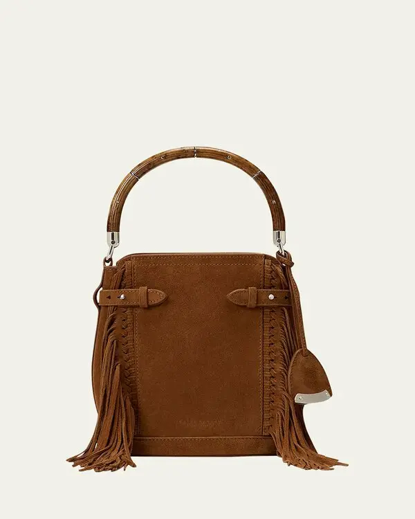 Ralph Lauren Calf-suede Small Bucket Bag