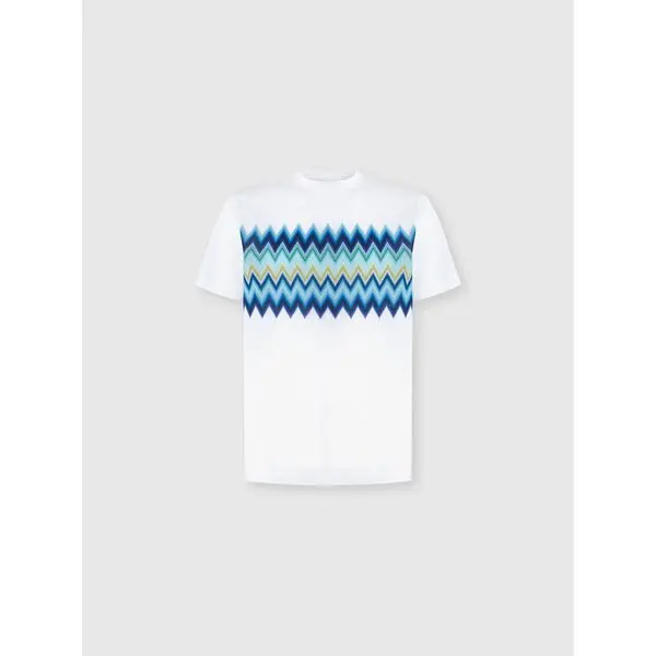 Missoni Short-sleeve T-shirt With Zigzag Insert