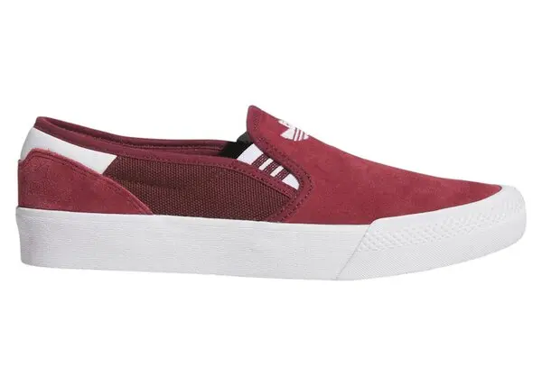 Adidas Shmoofoil Slip-on Sneakers - Shadow Red/cloud White/gum
