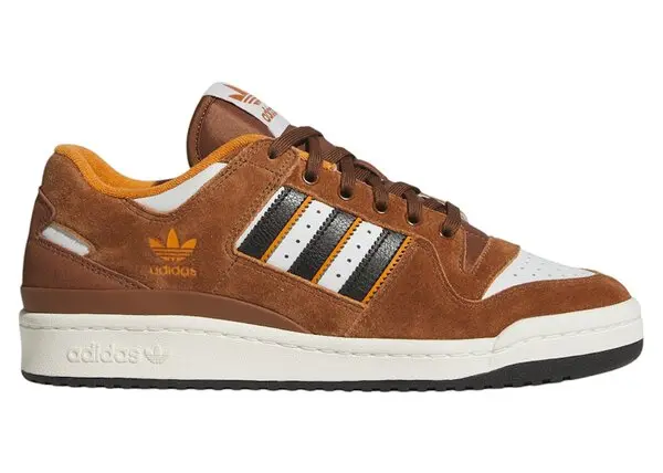 Adidas Forum 84 Low Adv Sneakers - Crystal White/core Black/rustic Orange