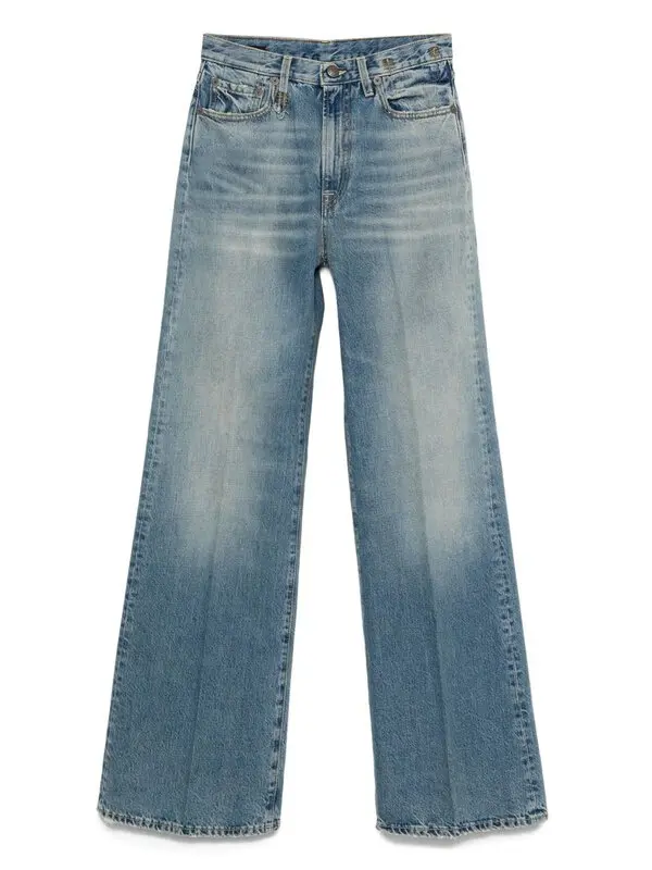 R13 Charlotte Wide Leg Jeans