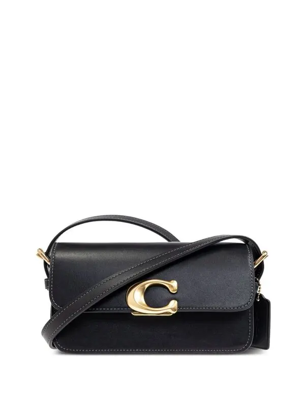 Coach Zoe Leather Shoulder Bag - Black