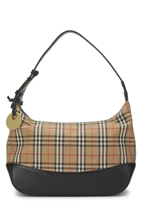 Burberry Haymarket Check Shoulder Bag - Multi