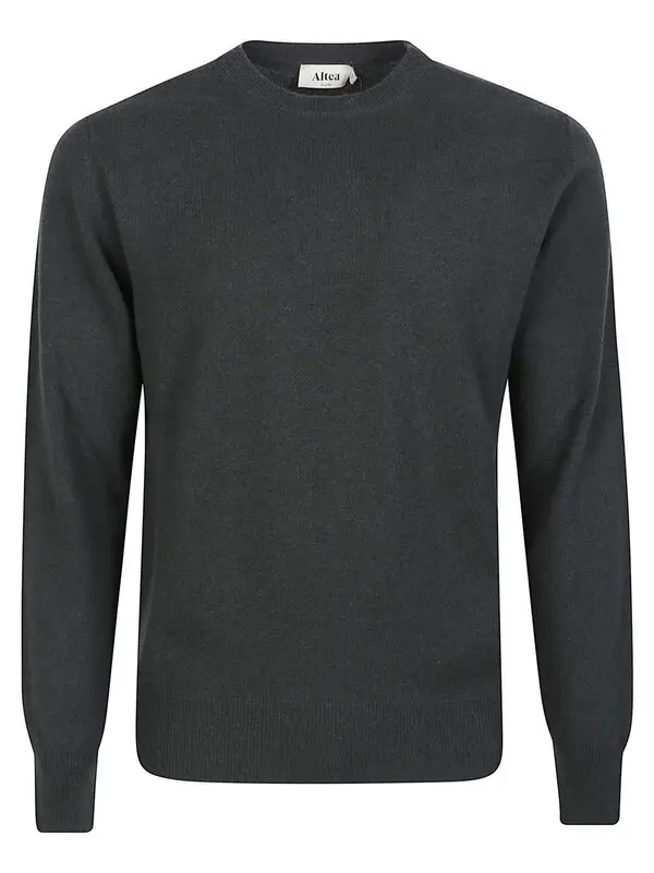 Altea Round Neck Cashmere Sweater - Green