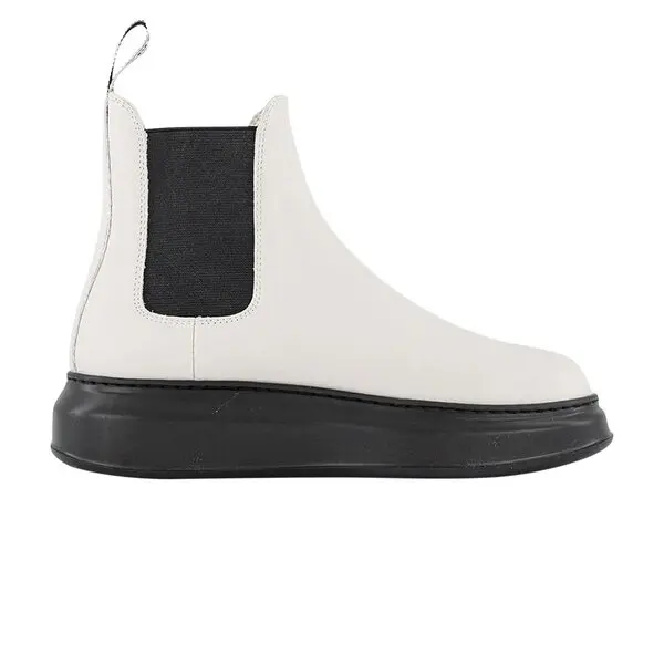 Alexander McQueen Hybrid Chelsea Boot - White