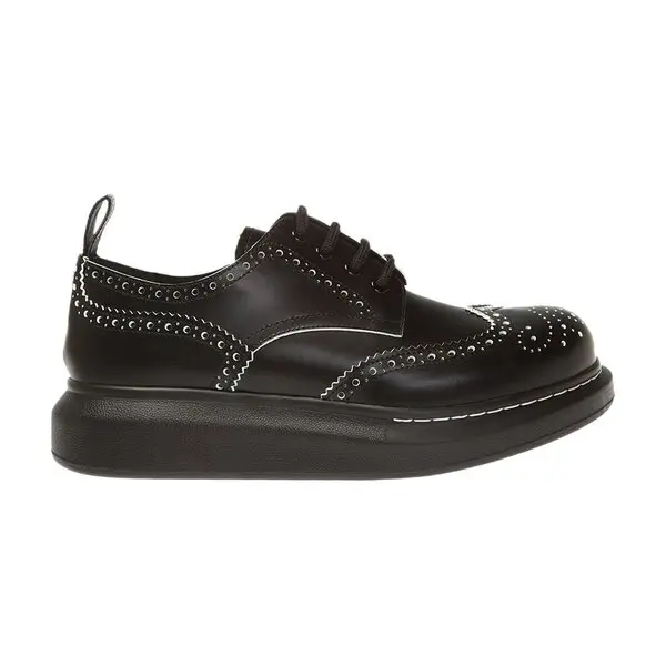 Alexander McQueen Derby Flat - Black