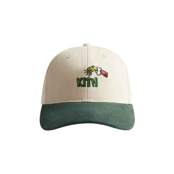 Kith X The Grinch Suede Brim Aaron Cap