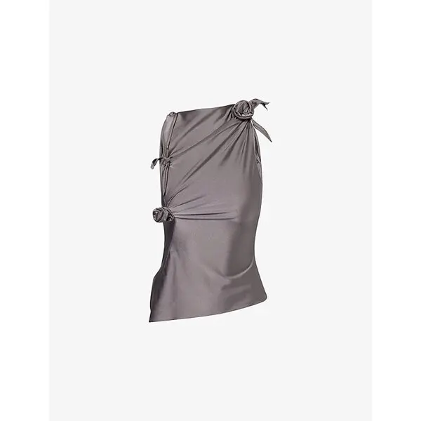 Coperni Flower Sleeveless Top - Grey Petra