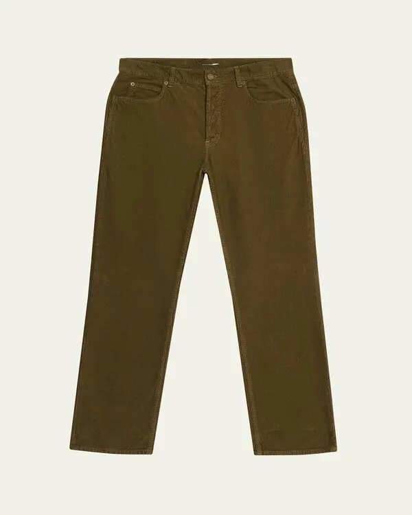 Saint Laurent Vintage Corduroy Straight-leg Jeans